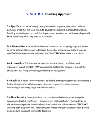 Smart coaching approach 2 | PDF