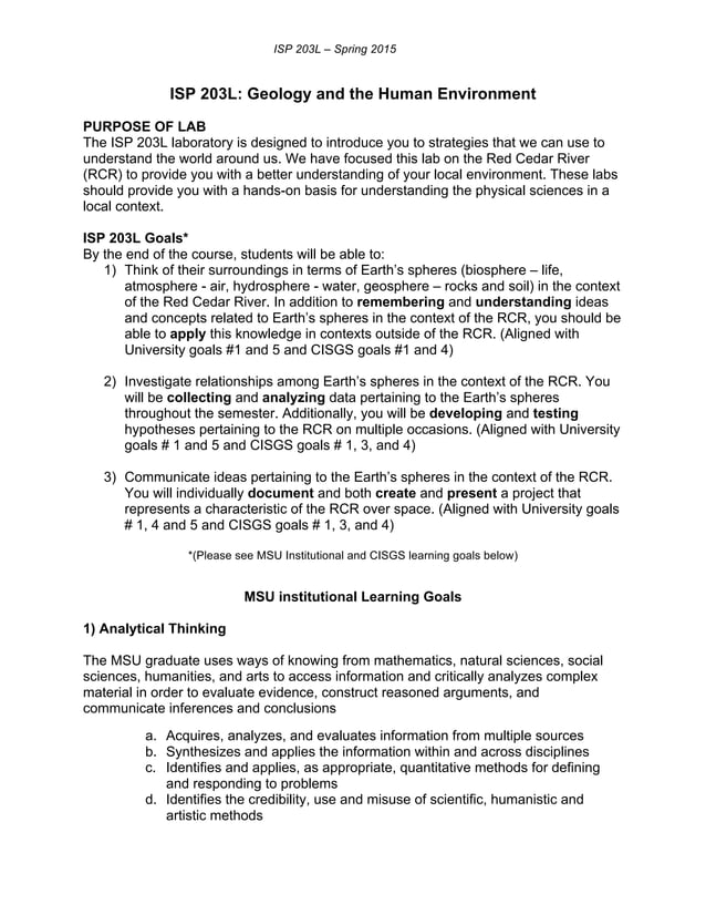 Syllabus_ISP203L | PDF