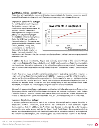 Economic Contributions by Rogers | PDF