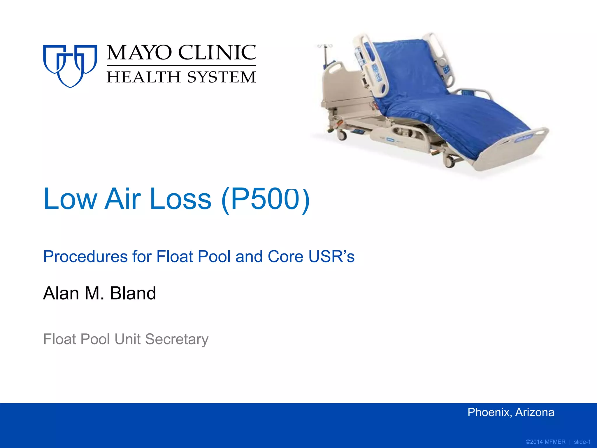 Low Air Loss Specialty Bed | PPTX