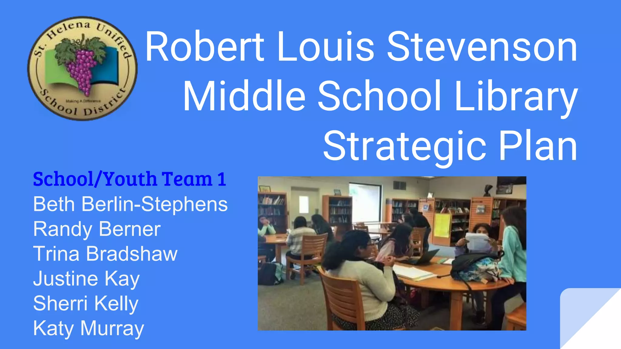 School Youth Team 1_ RLS Library Strategic Plan School PowerPoint_4..12 ...