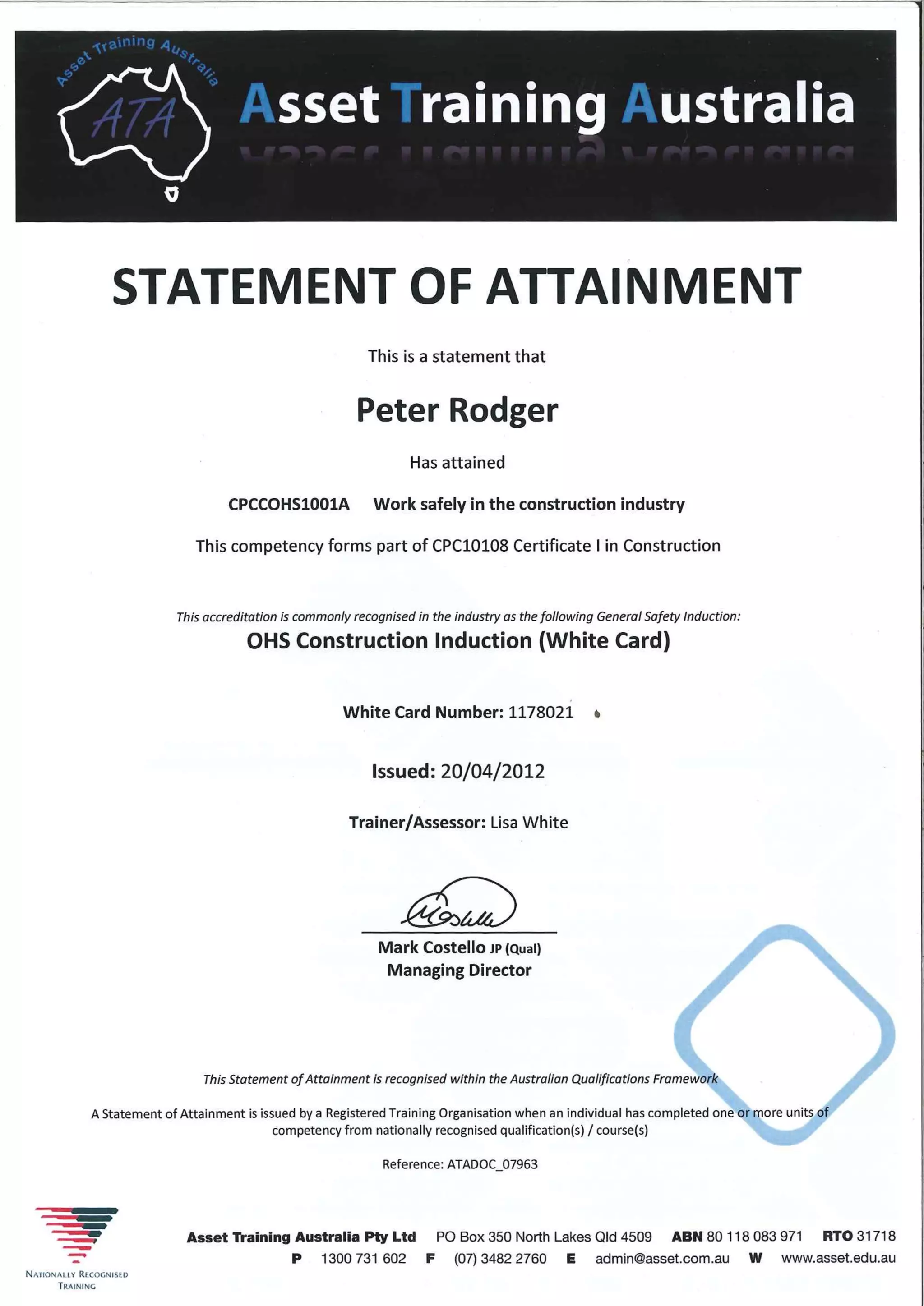 Apprenticeship Certificates | PDF
