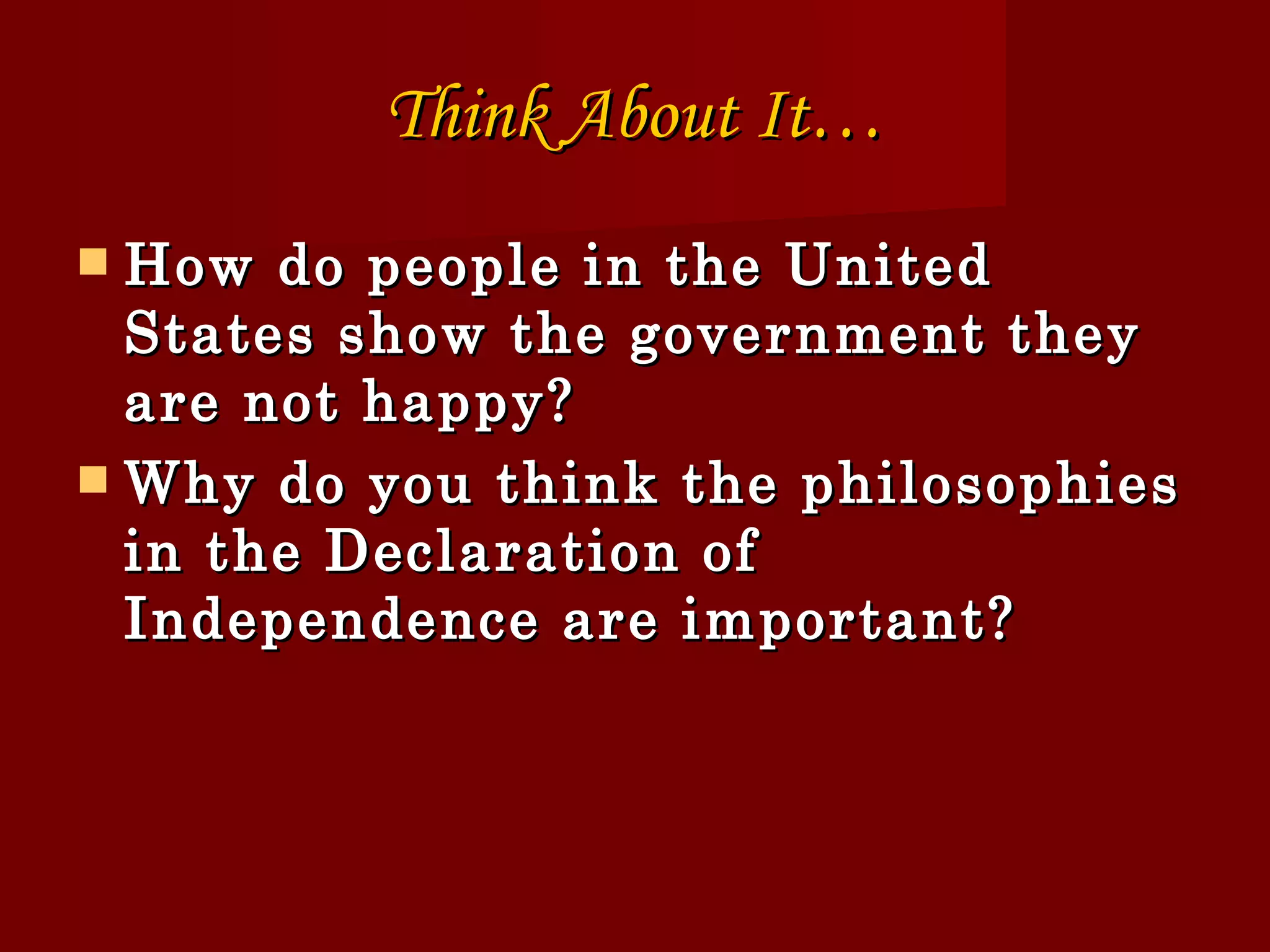 6b declaration of independence | PPT