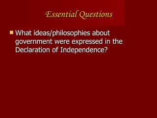 6b declaration of independence | PPT
