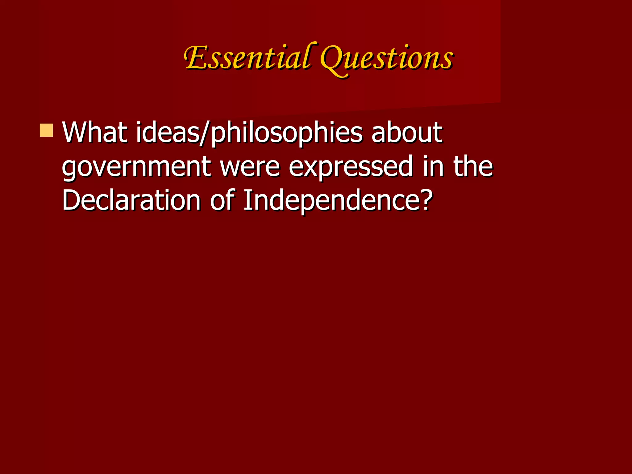 6b declaration of independence | PPT