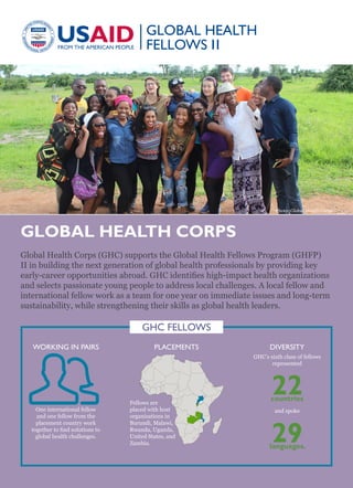 GHFP-II and Global Health Corps | PDF