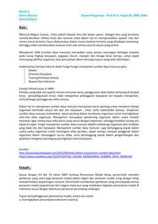 6, be & gg, devin winata, hapzi ali, ethical issues in human resource ...