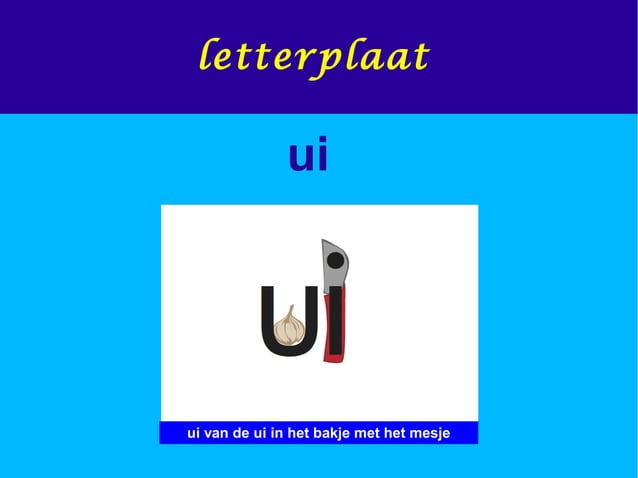 6 beginnen met au, ei, ui 130402 | ODP