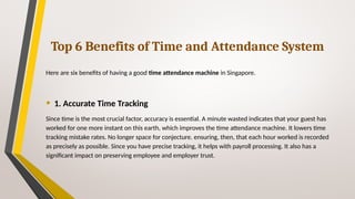 6 Benefits of a Good Time and Attendance .pptx
