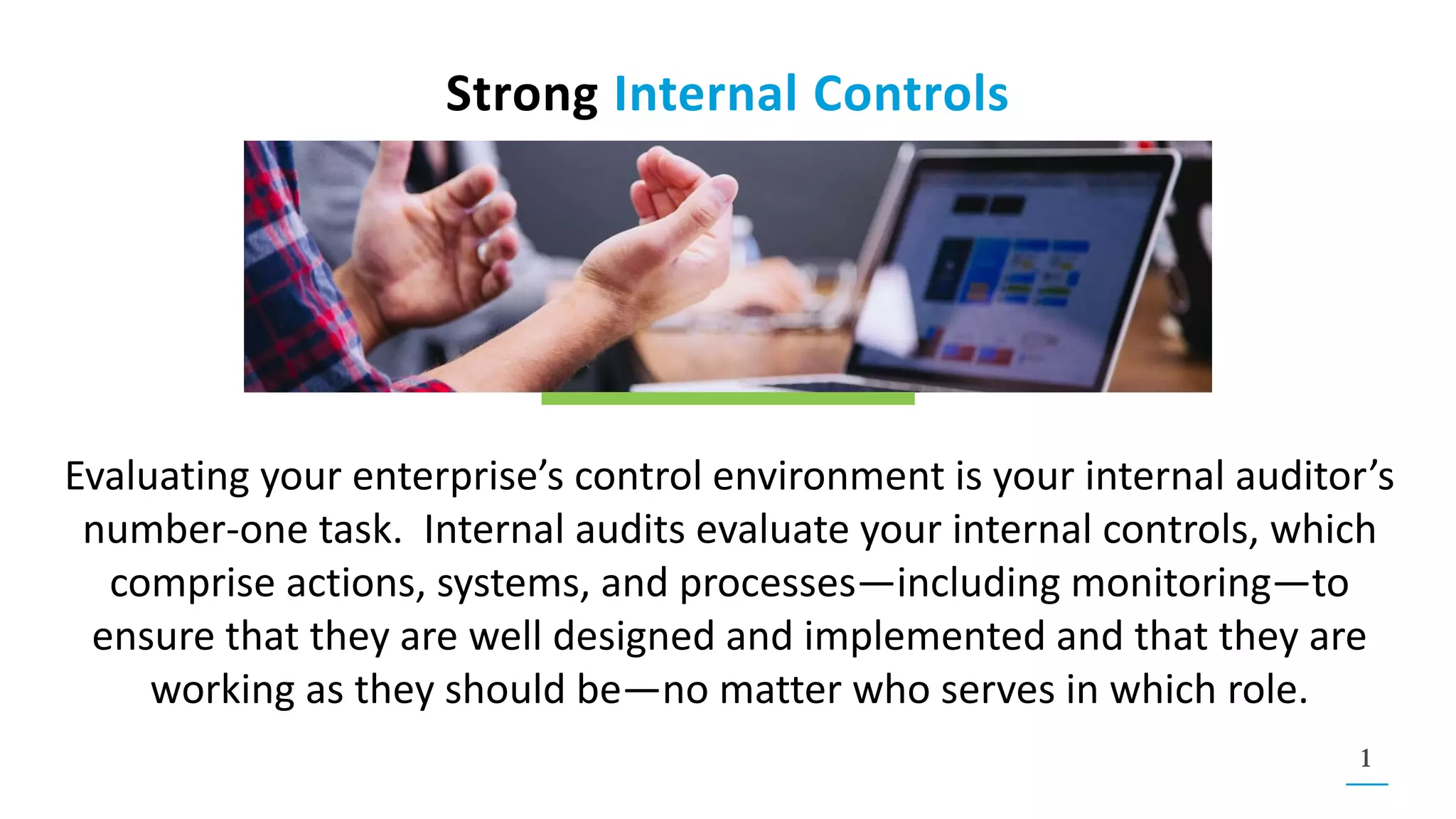6 benefits of internal auditing | PPTX