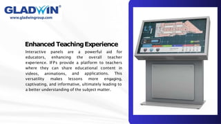 6 Benefits Of The Interactive Panel For Teaching.pptx