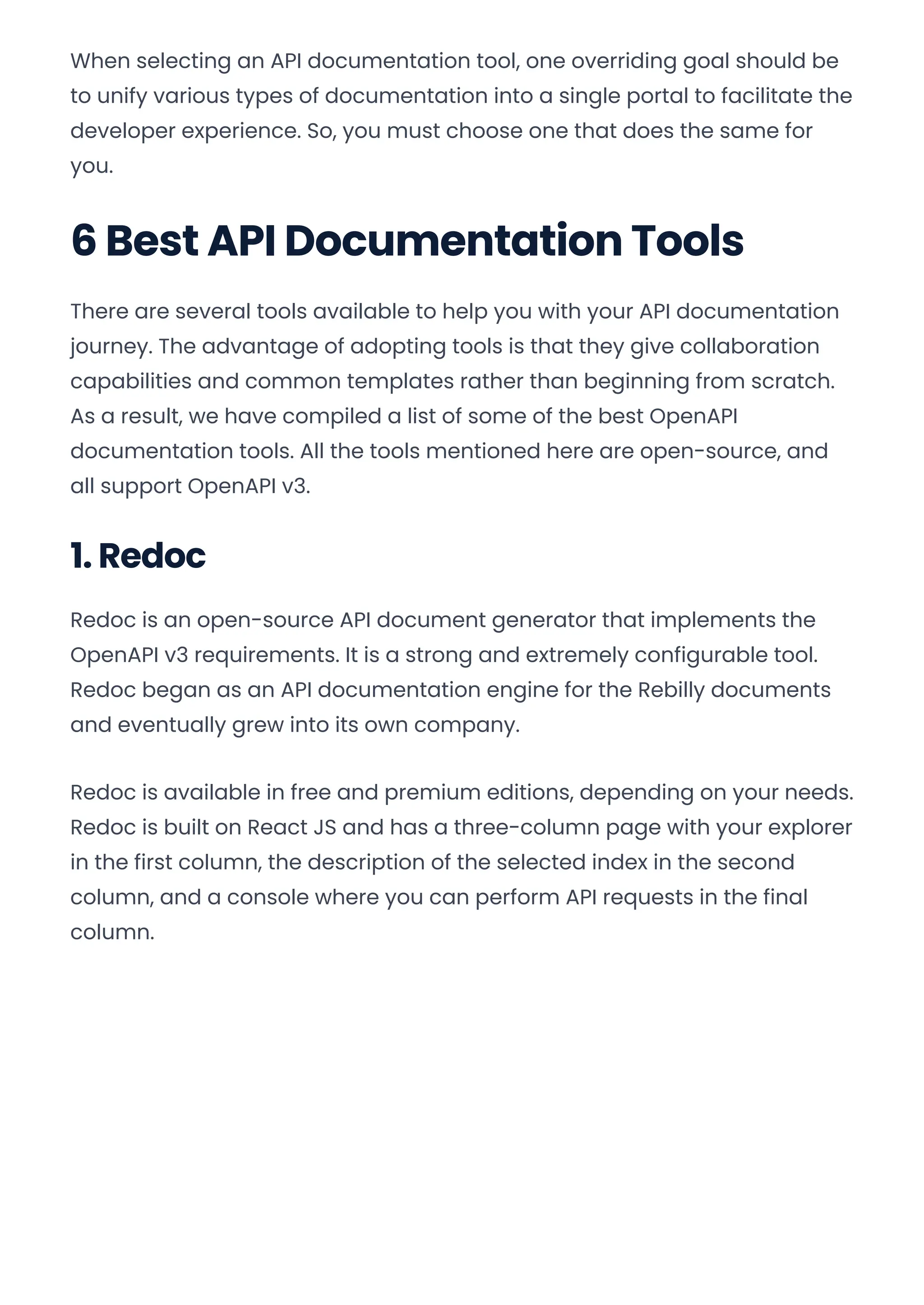 6 Best OpenAPI Documentation Tools that You must Know | PDF
