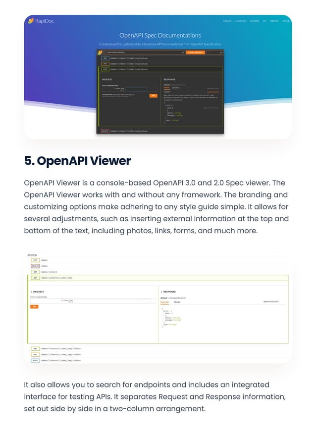 6 Best OpenAPI Documentation Tools that You must Know | PDF
