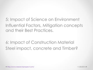 6 best topics for Civil Engineering Dissertation | PPTX