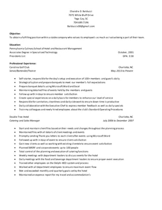 Administrative Resume | DOCX