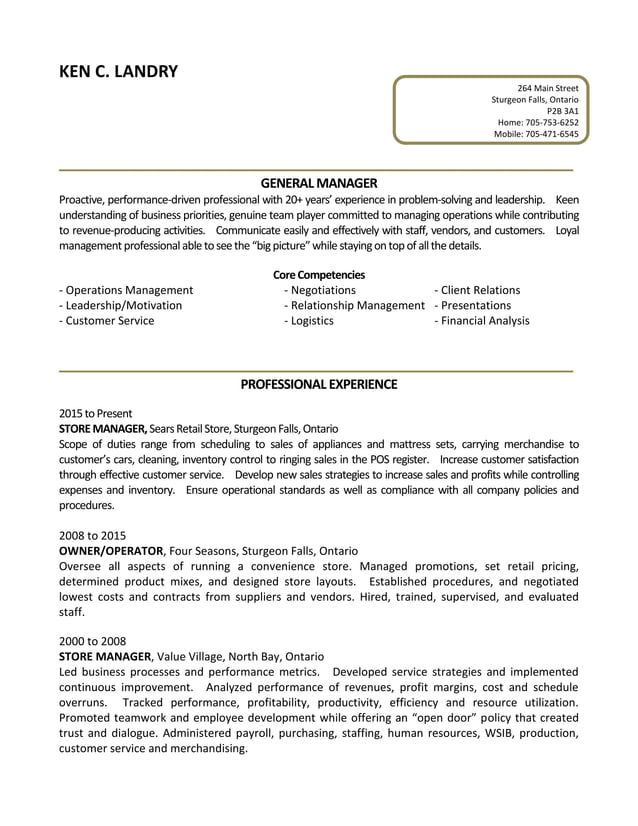 Ken Resume 02-15-16 2 | PDF