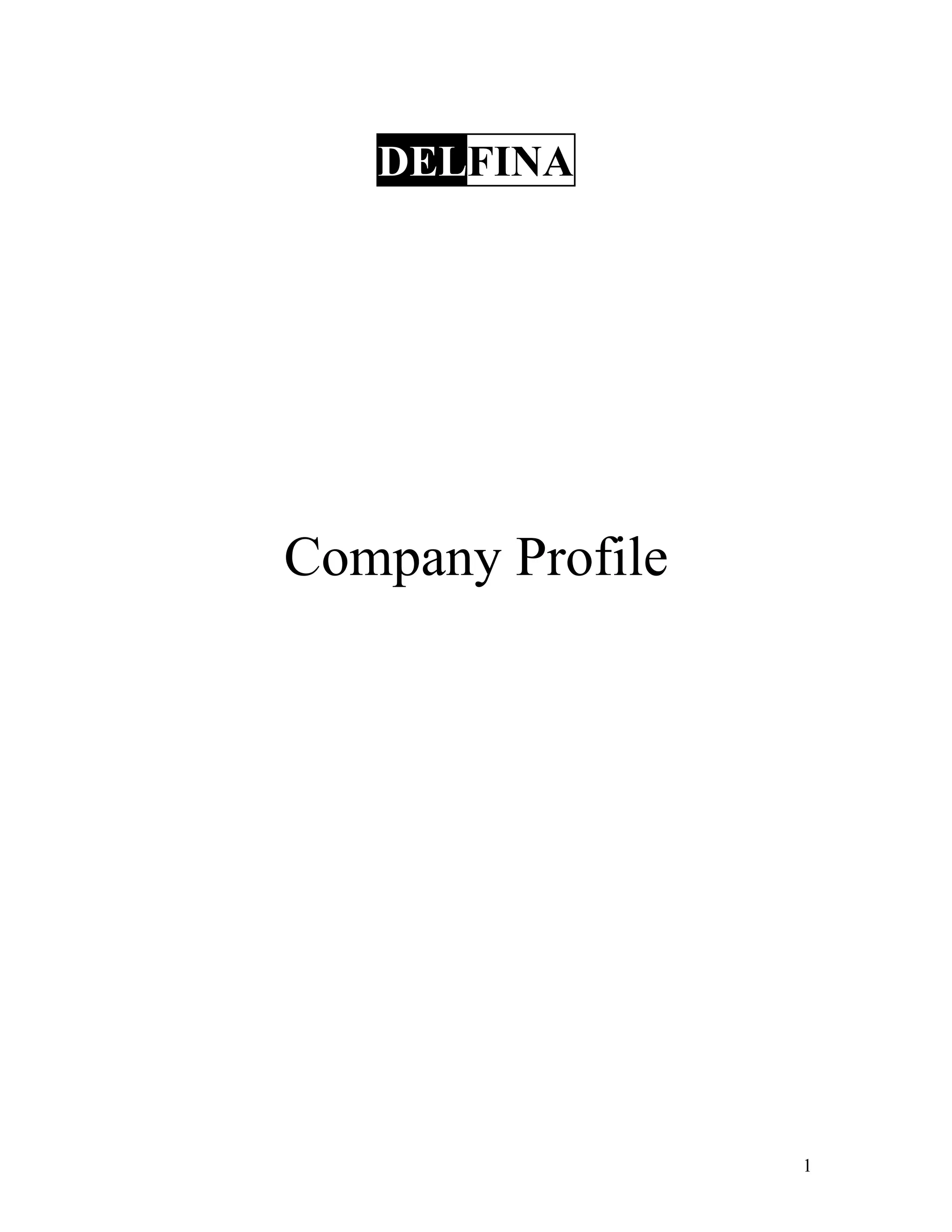 DELFINA COMPANY PROFILE | PDF