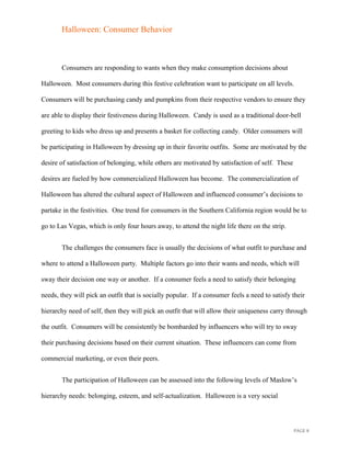 Group Project Halloween | PDF