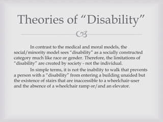 Working with Disability | PPTX