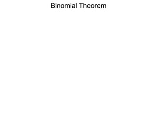 6 binomial theorem | PPT