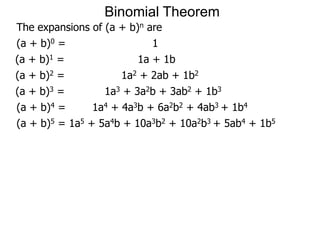 6 binomial theorem | PPT