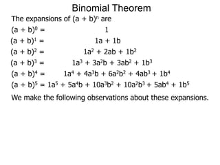 6 binomial theorem | PPT