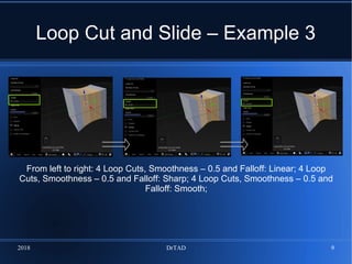 DrTAD 6 Blender software. Loop Ssubdivide. Loop Cut and Slide | PPT