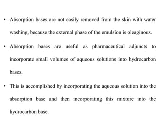 6b manufacture of ointments and creams | PPTX