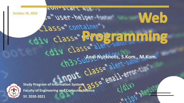 Web Programming - 6 Bootstrap Framework | PPT Web Programming - 6 Bootstrap Framework | PPT