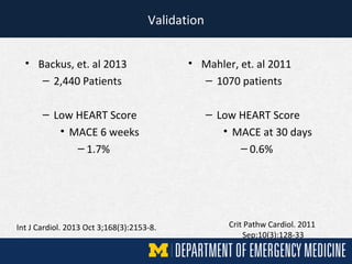 Shared Decision Making Using the HEART Score and a Visual Aid in ...