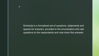 SCHEDULE | PPTX