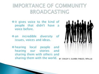 6 broadcasting methods | PPTX