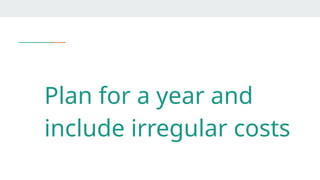 6 budgeting tips and definitions......... | PPTX | Personal Finance