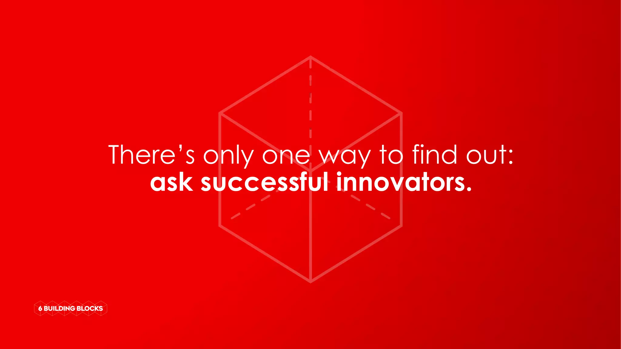 6 Building Blocks Book For Successful Innovation | PPT