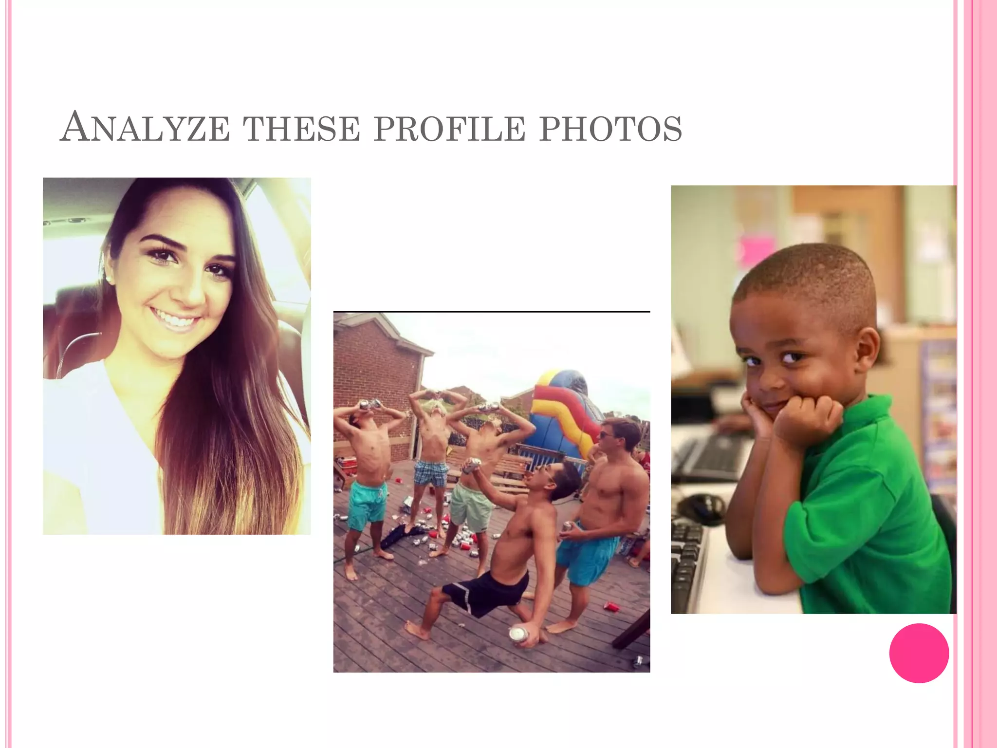 6B What does your profile picture say about you | PPT