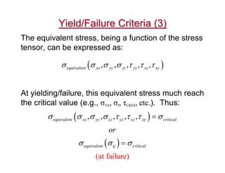 6b_Yield-failure criteria. give the overview of material with graph | PDF