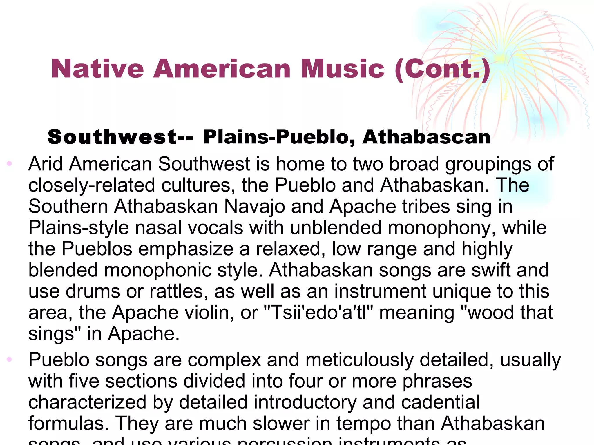 6 C. Cajun And Native American Music | PPT