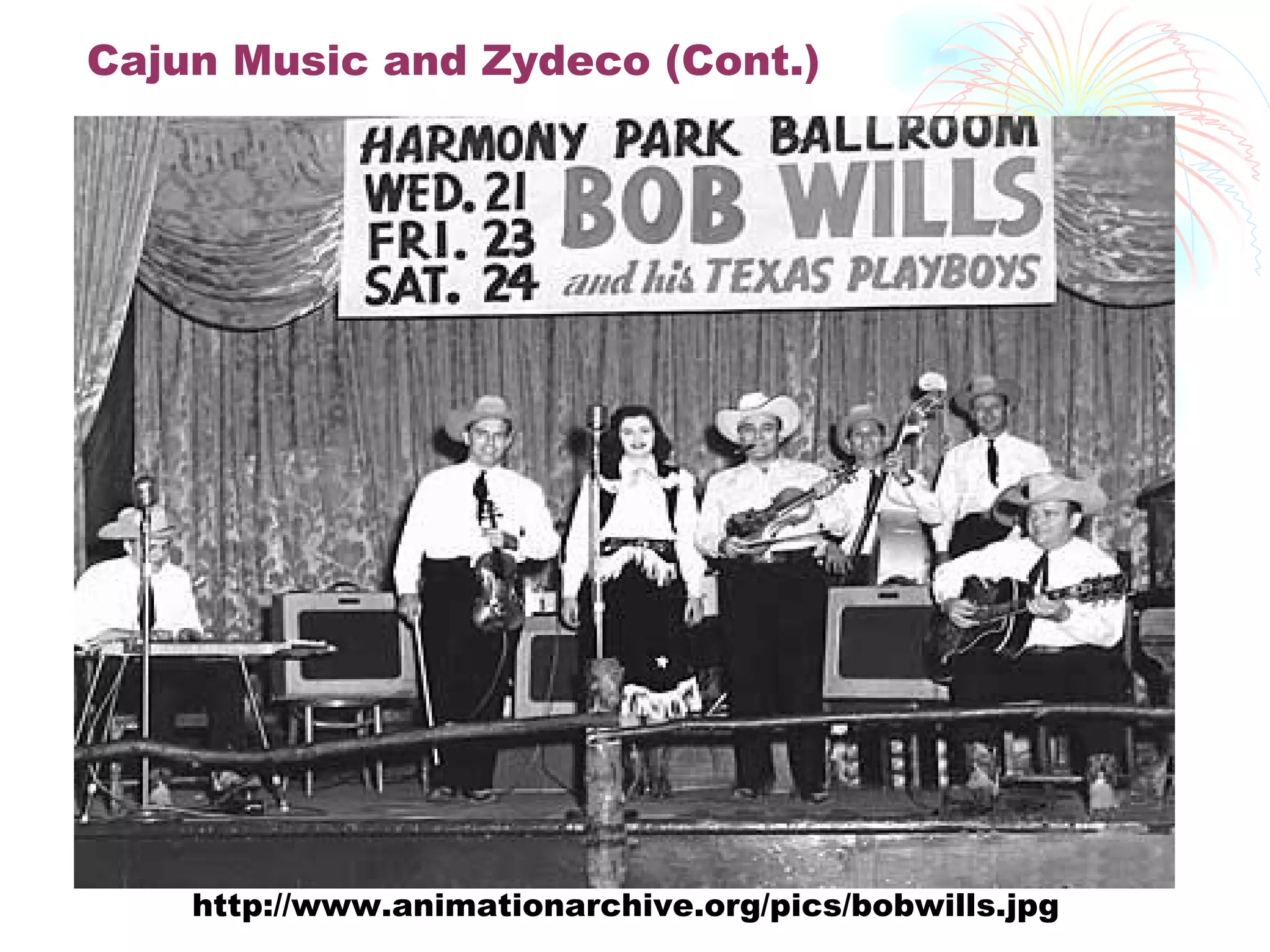 6 C. Cajun And Native American Music | PPT