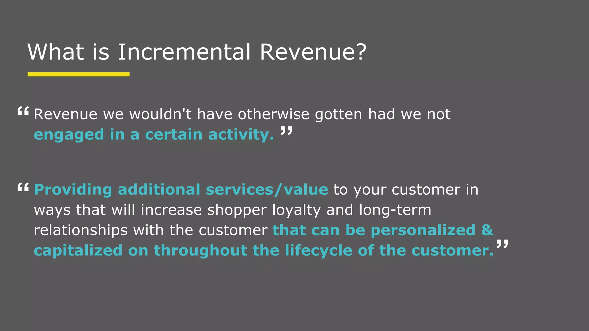 Understanding Incremental Revenue in the Affiliate Channel | PPTX