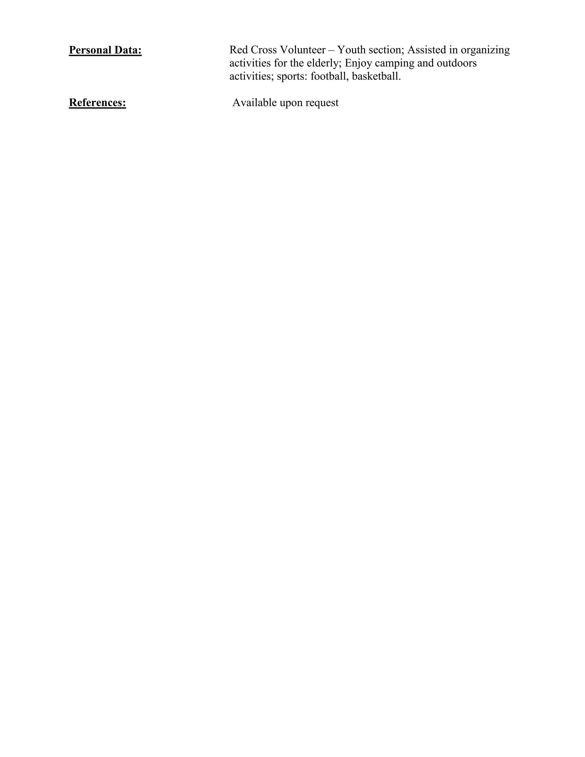 elias Shahin CV | PDF