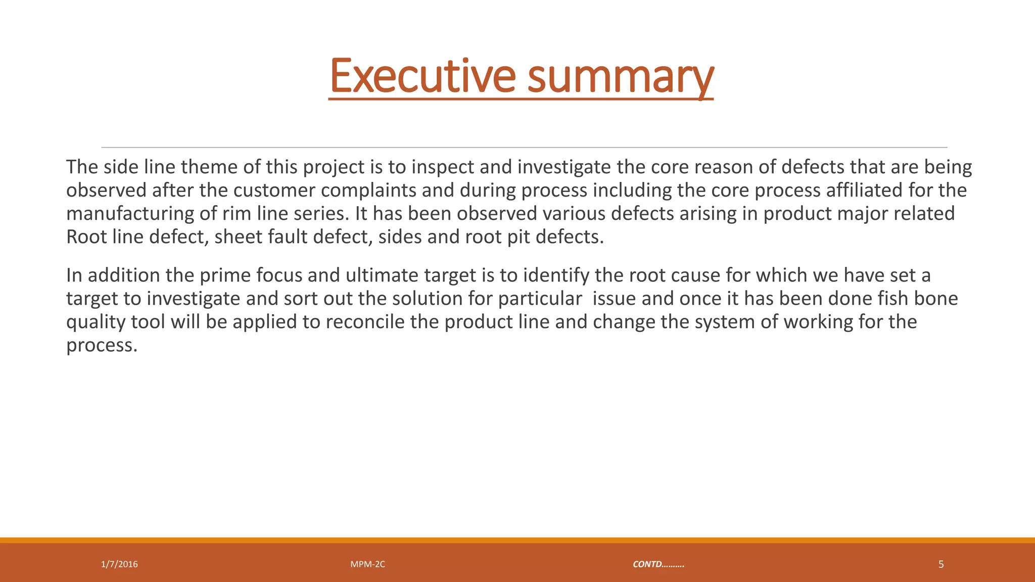 Project Presentation PQM | PPTX