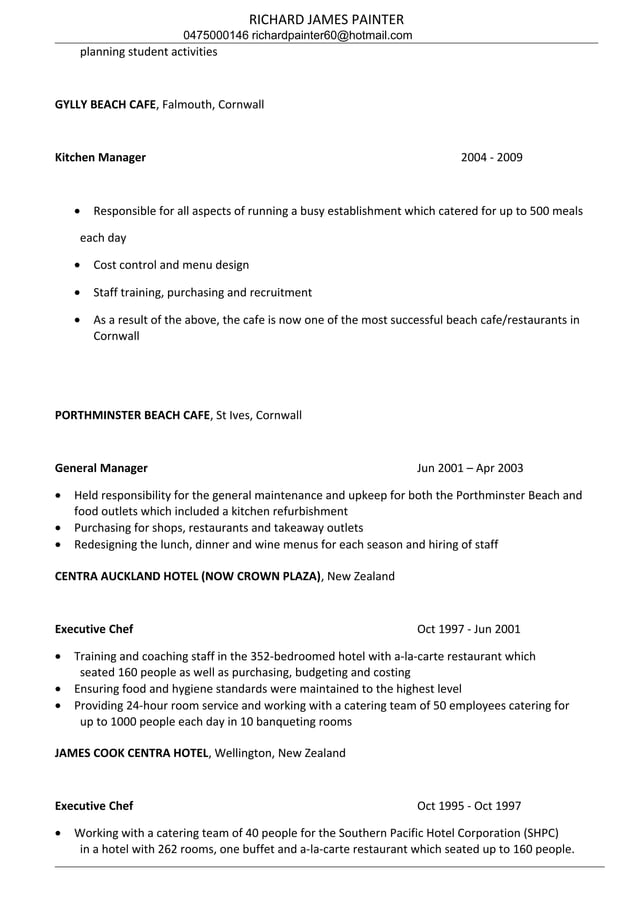 Richards resume | PDF