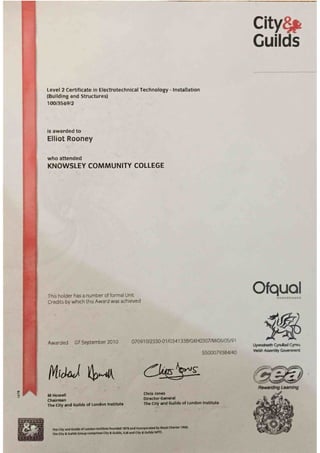 CITY&GUILDS LEVEL2 - Engineering | PDF