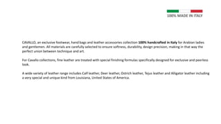 Cavallo Brand Profile | PDF