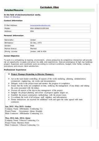 Qatar CV | DOCX