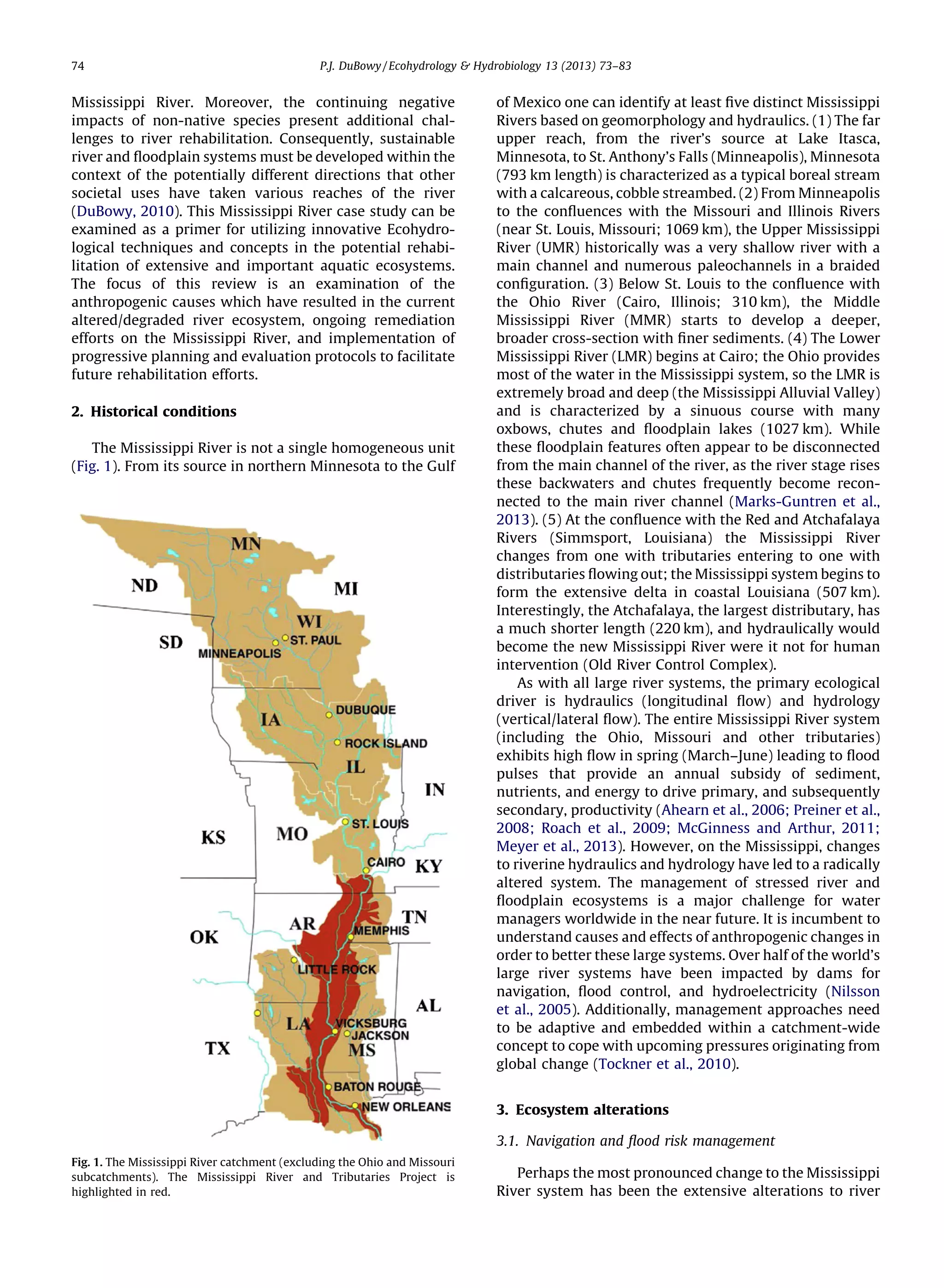 DuBowy Ecohydrology & Hydrobiology 2013 | PDF | Zoos & Aquariums ...