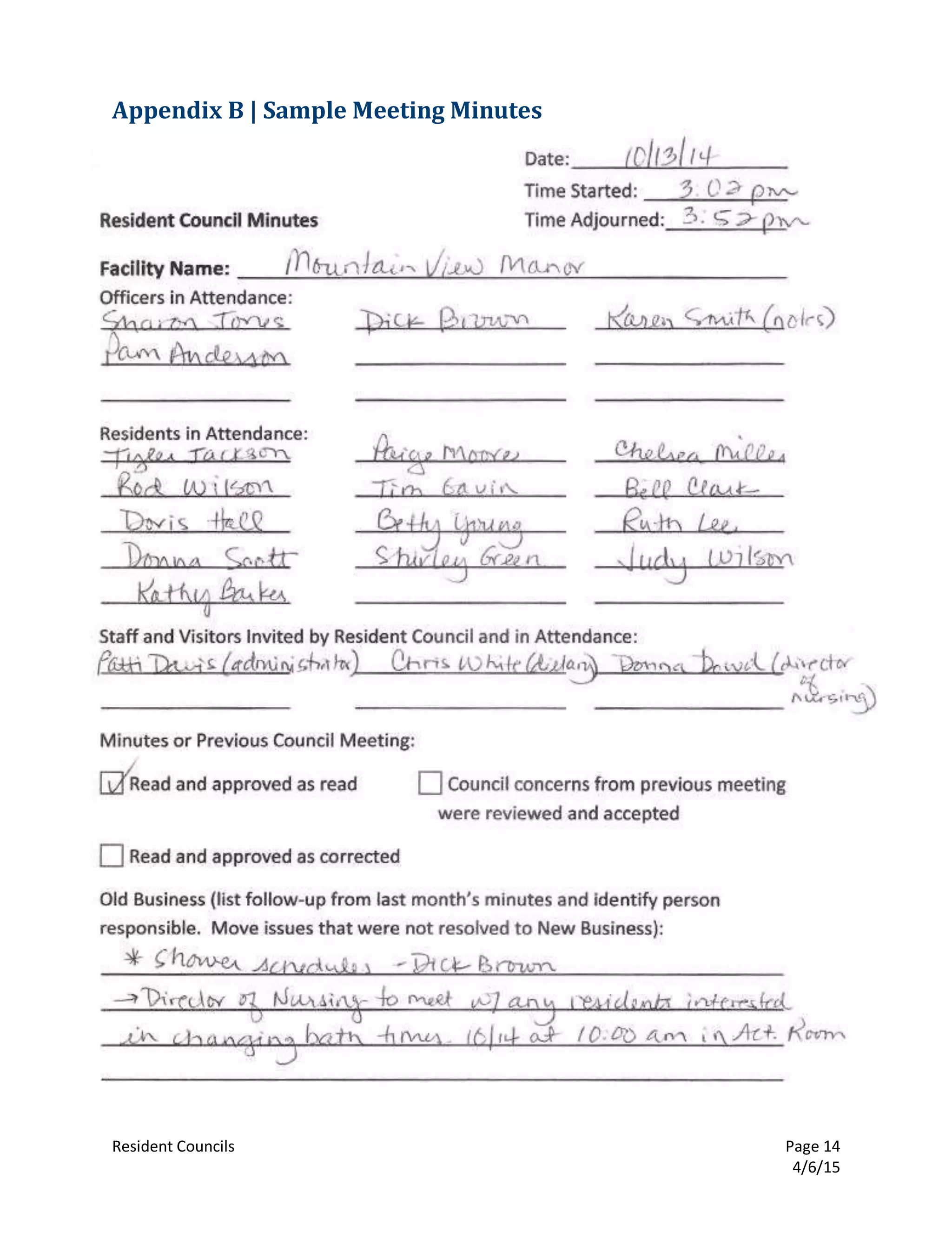 Resident Council Guide.final | PDF