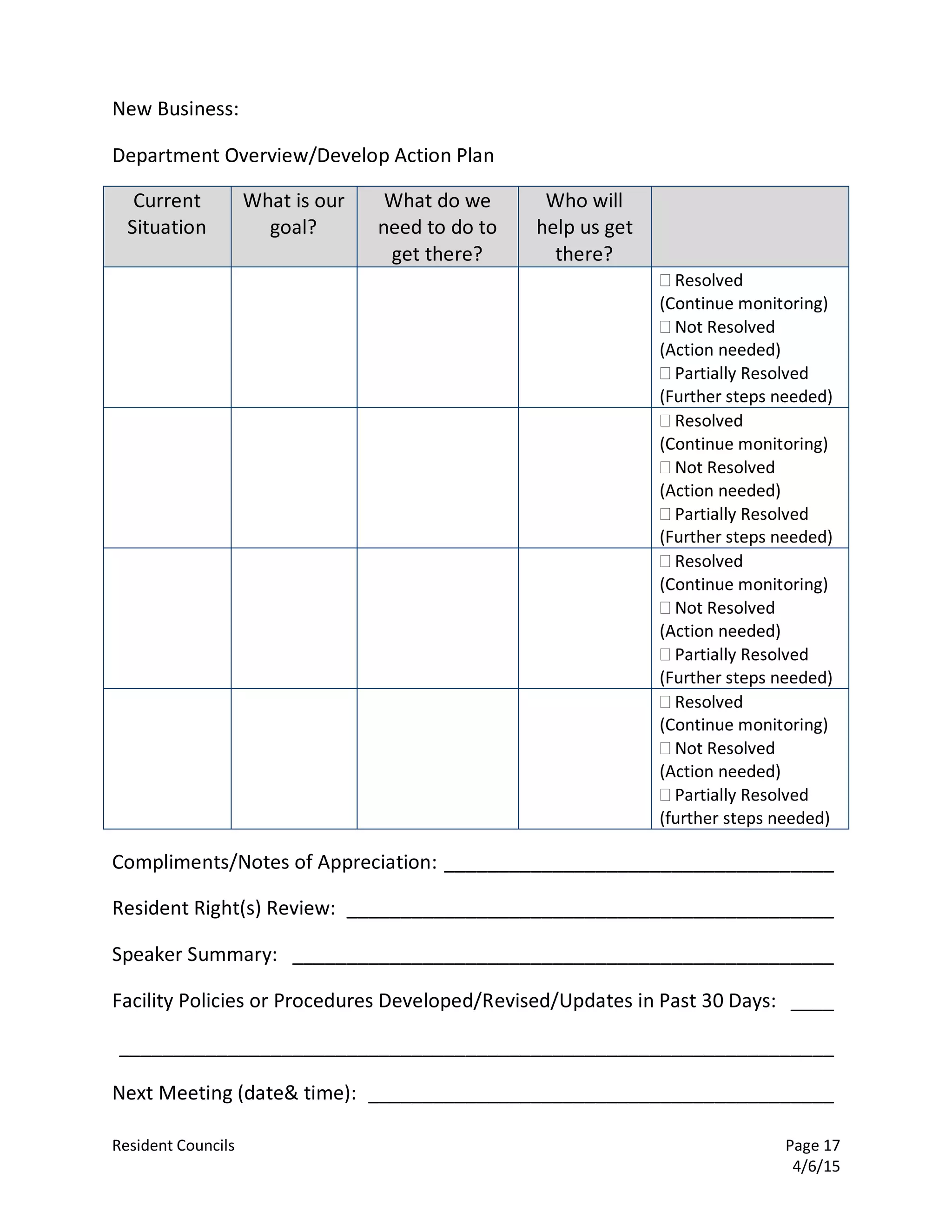 Resident Council Guide.final | PDF