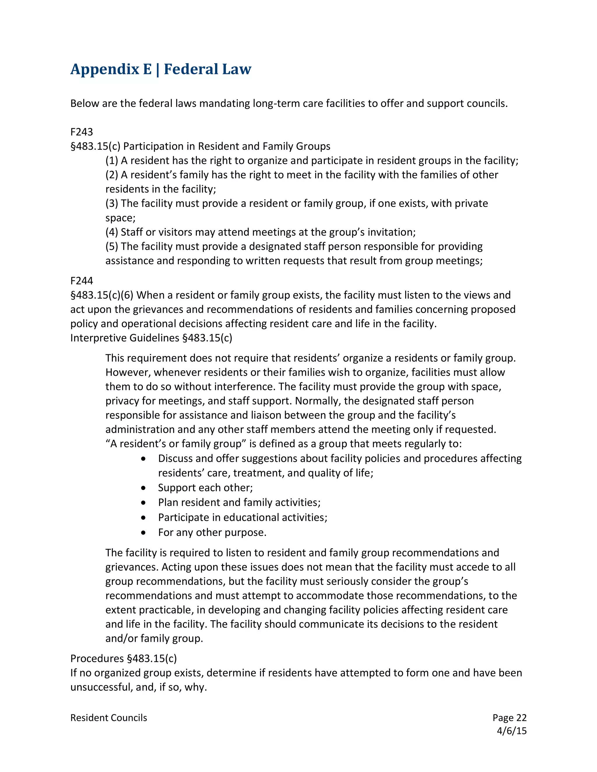 Resident Council Guide.final | PDF