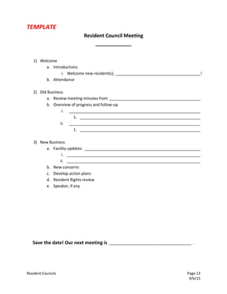 Resident Council Guide.final | PDF